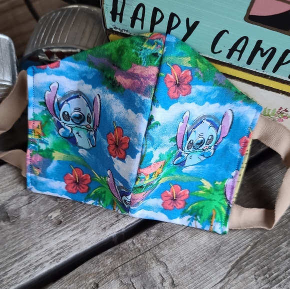 Hand Crafted | Other | Stitch Disney Kids Face Mask | Poshmark